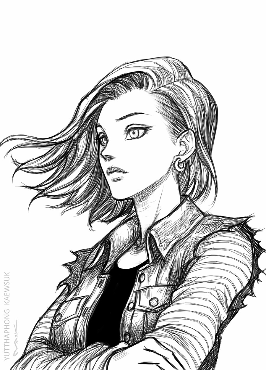 ArtStation - android 18