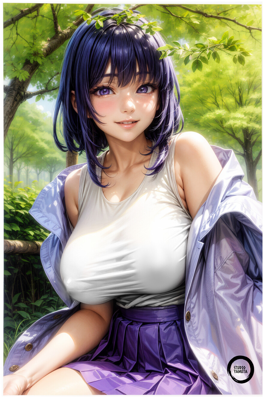 ArtStation - Picnic with Lady Hinata