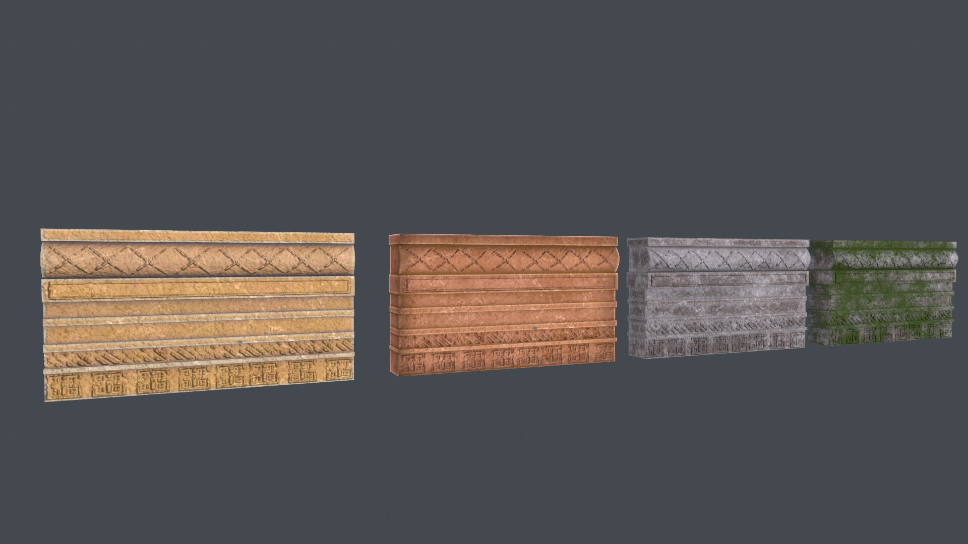 ArtStation - Modular wall kit