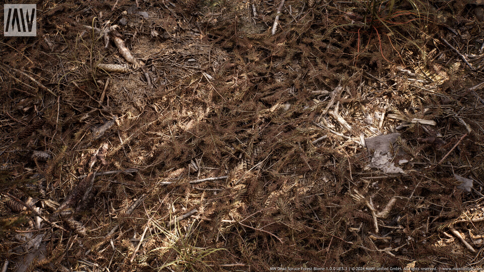 MAWI United - UE5.3 Dead Spruce Forest Biome