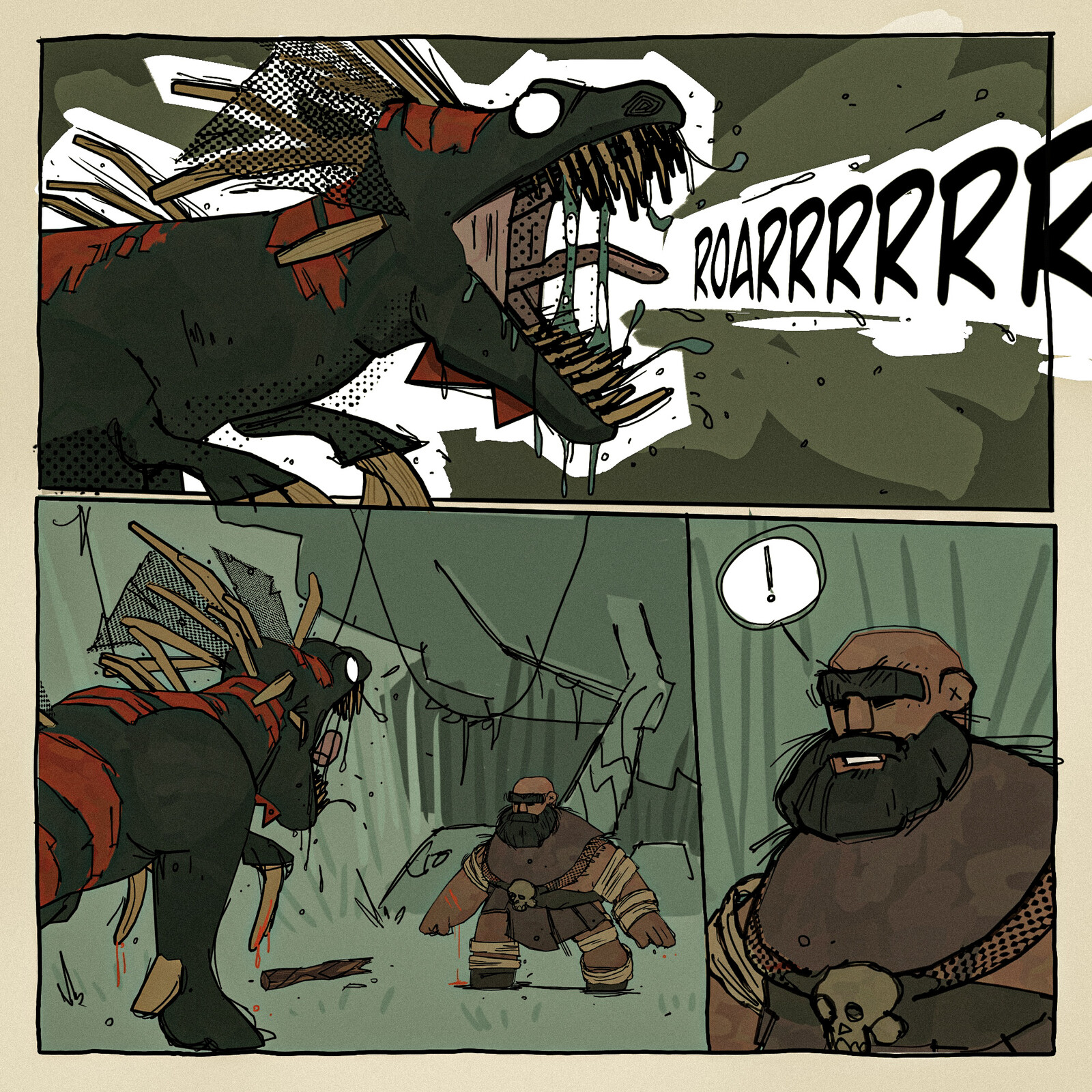 Elijah Sheffield - Glock (Circa 10,000BC) - Comic Form