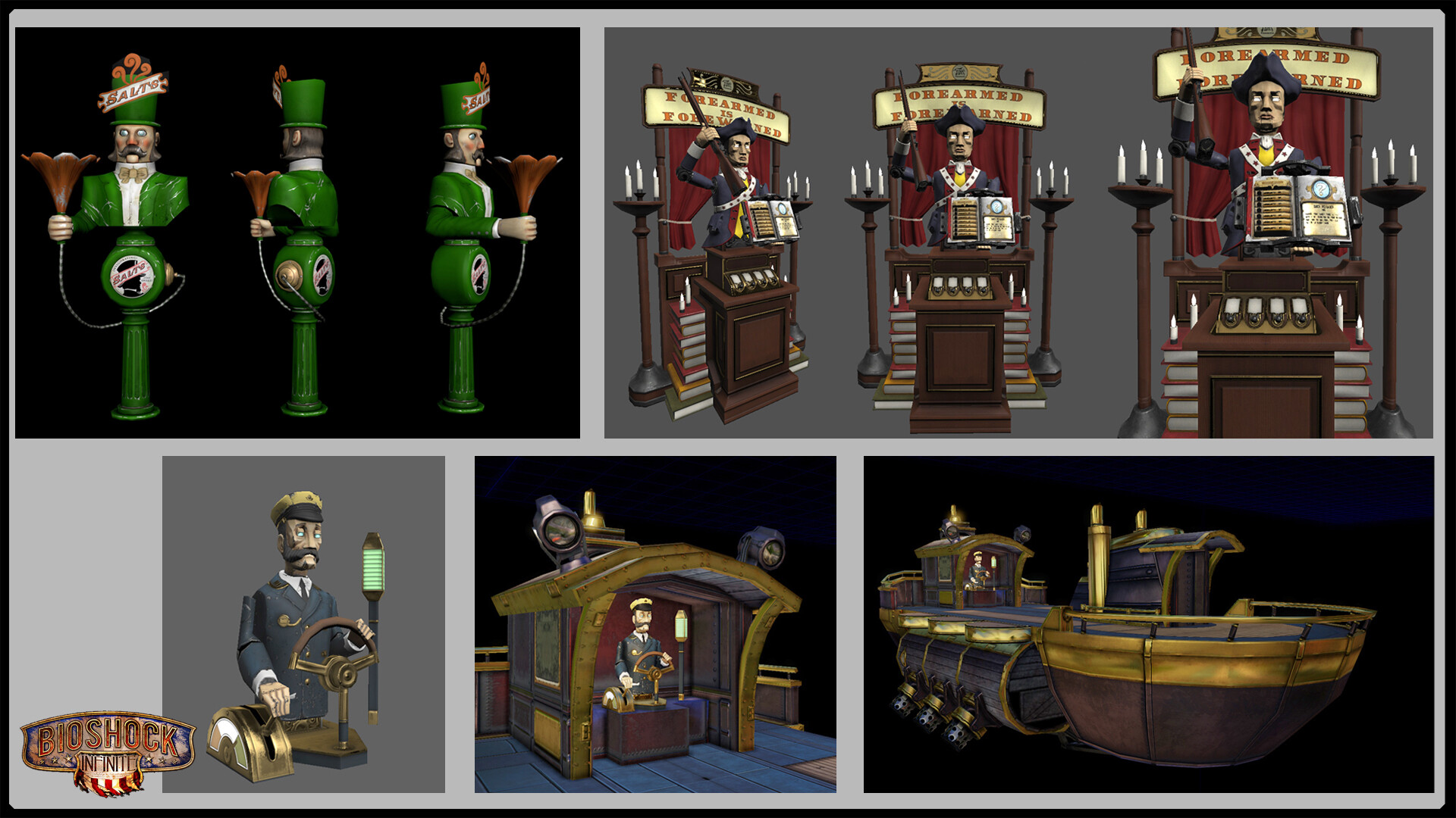 Mauricio Tejerina - Bioshock Infinite Props