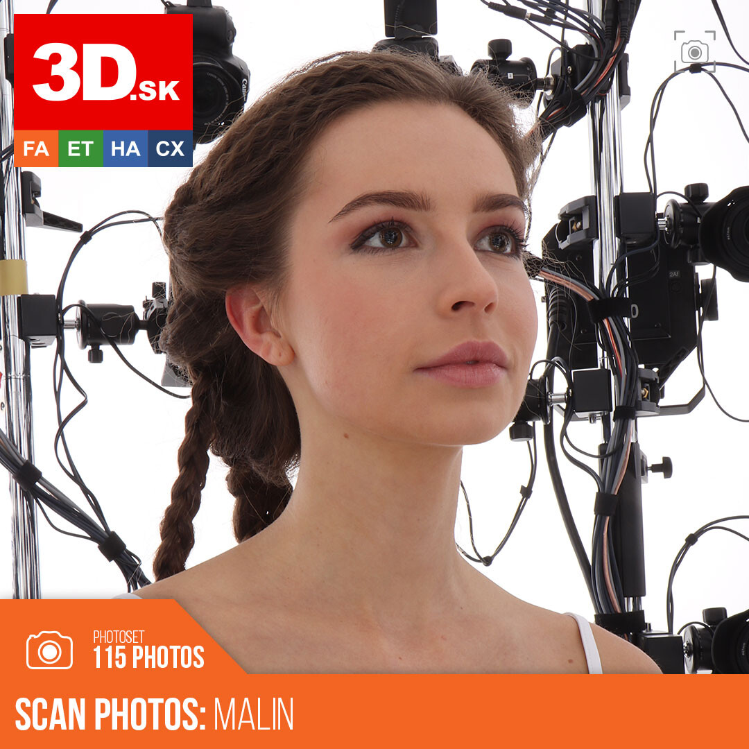 3D.SK - Explore the exquisite SCAN PHOTOS of Malin!