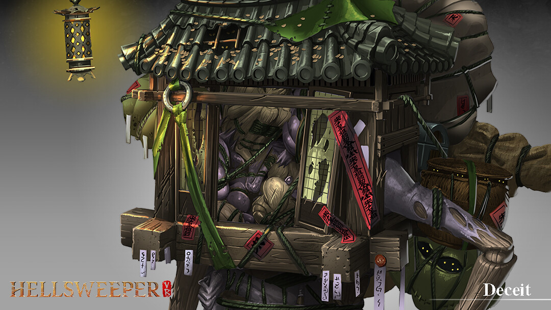 ArtStation - Hellsweeper VR - Deceit Boss Design