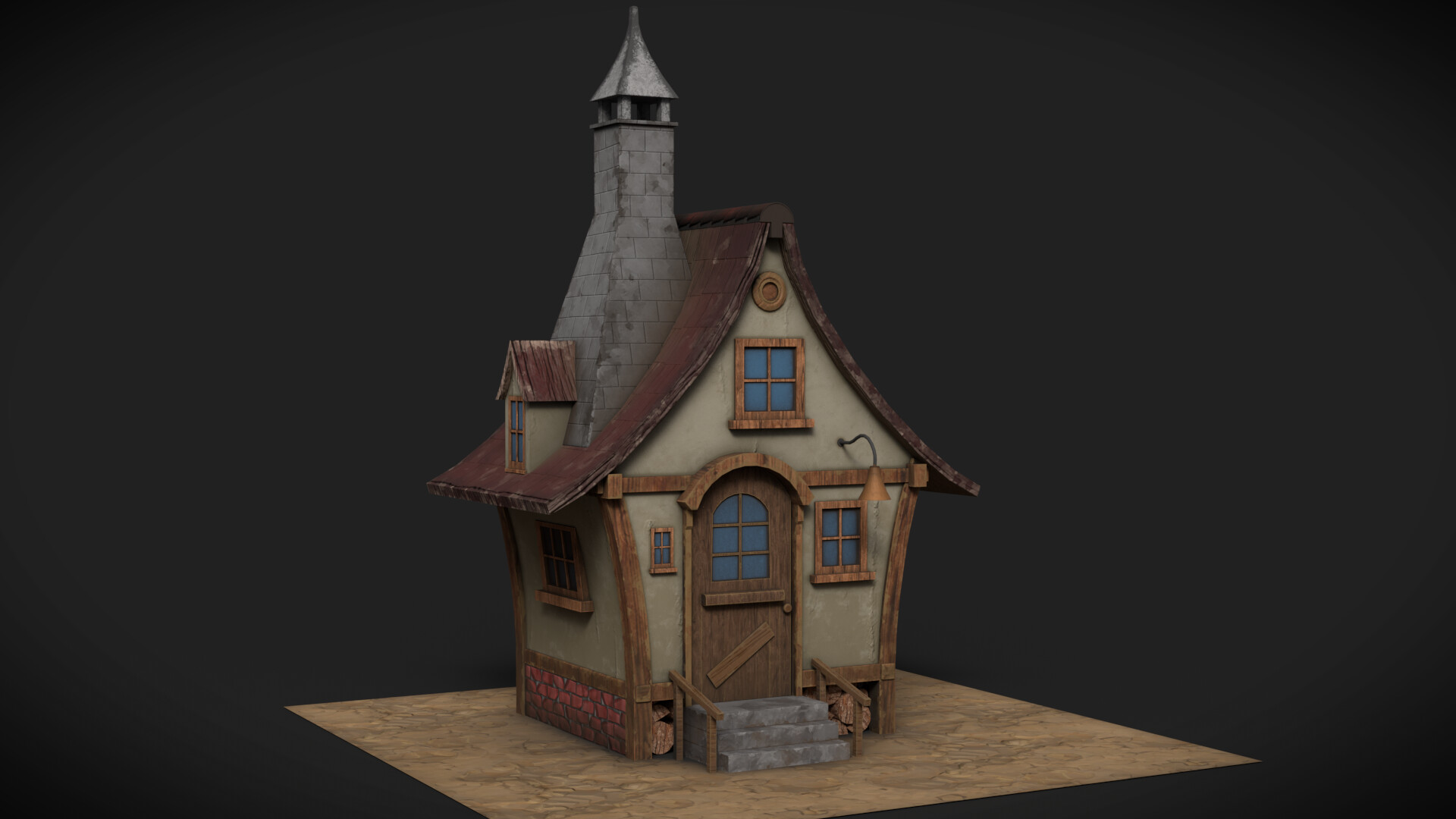 ArtStation - Stylized Hut