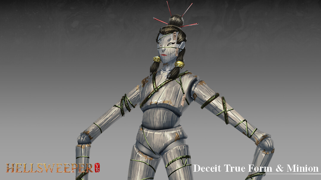 ArtStation - Hellsweeper VR - Deceit True Form & Minion