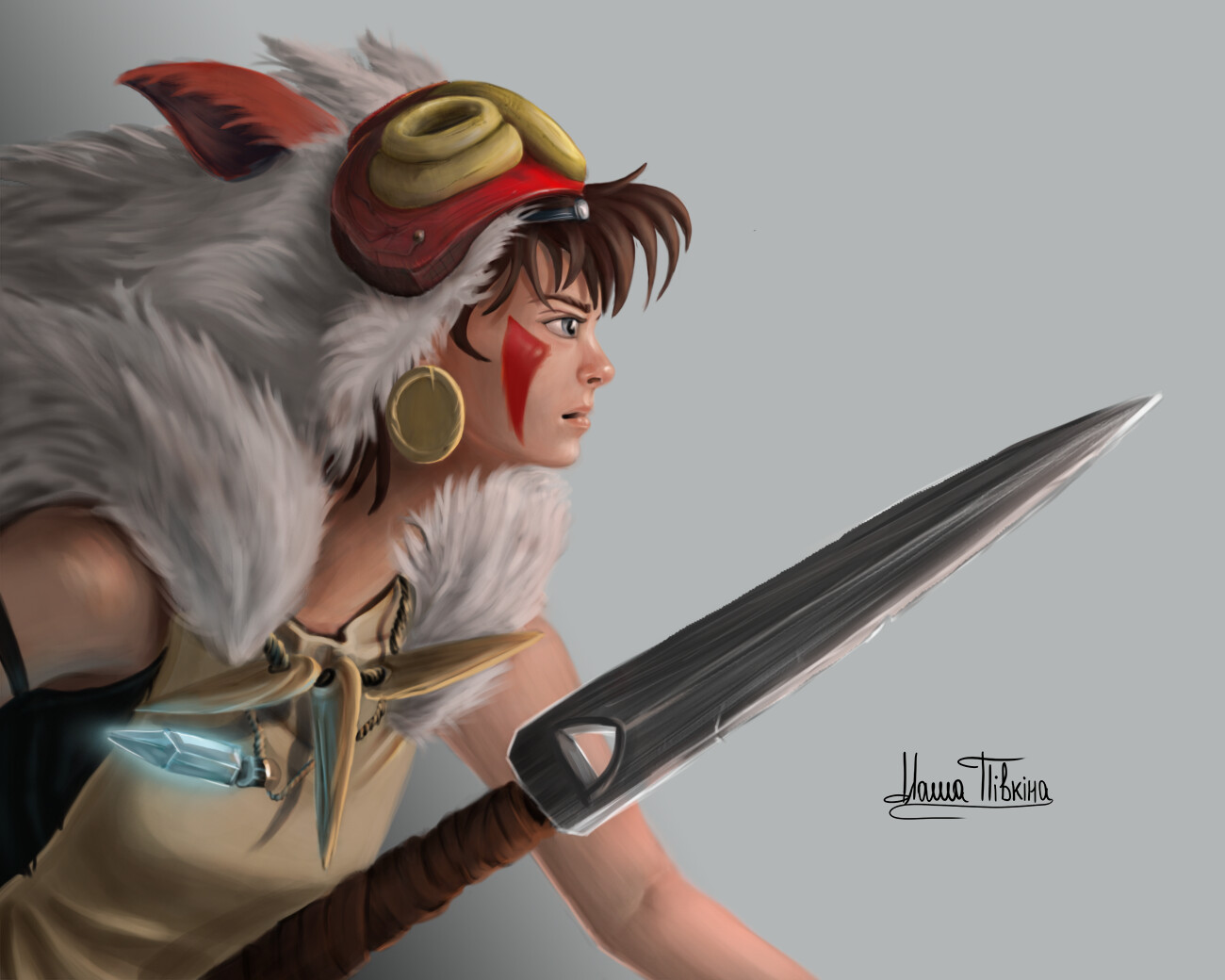 ArtStation - Princess Mononoke