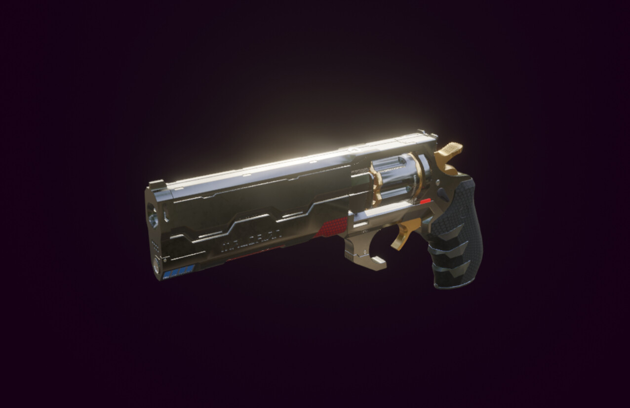 ArtStation - Cyberpunk 2077 River Ward pistol