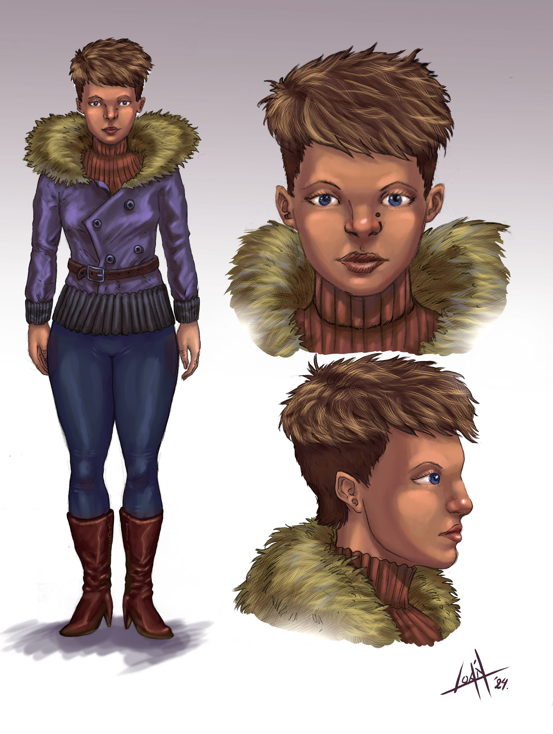 ArtStation - female character