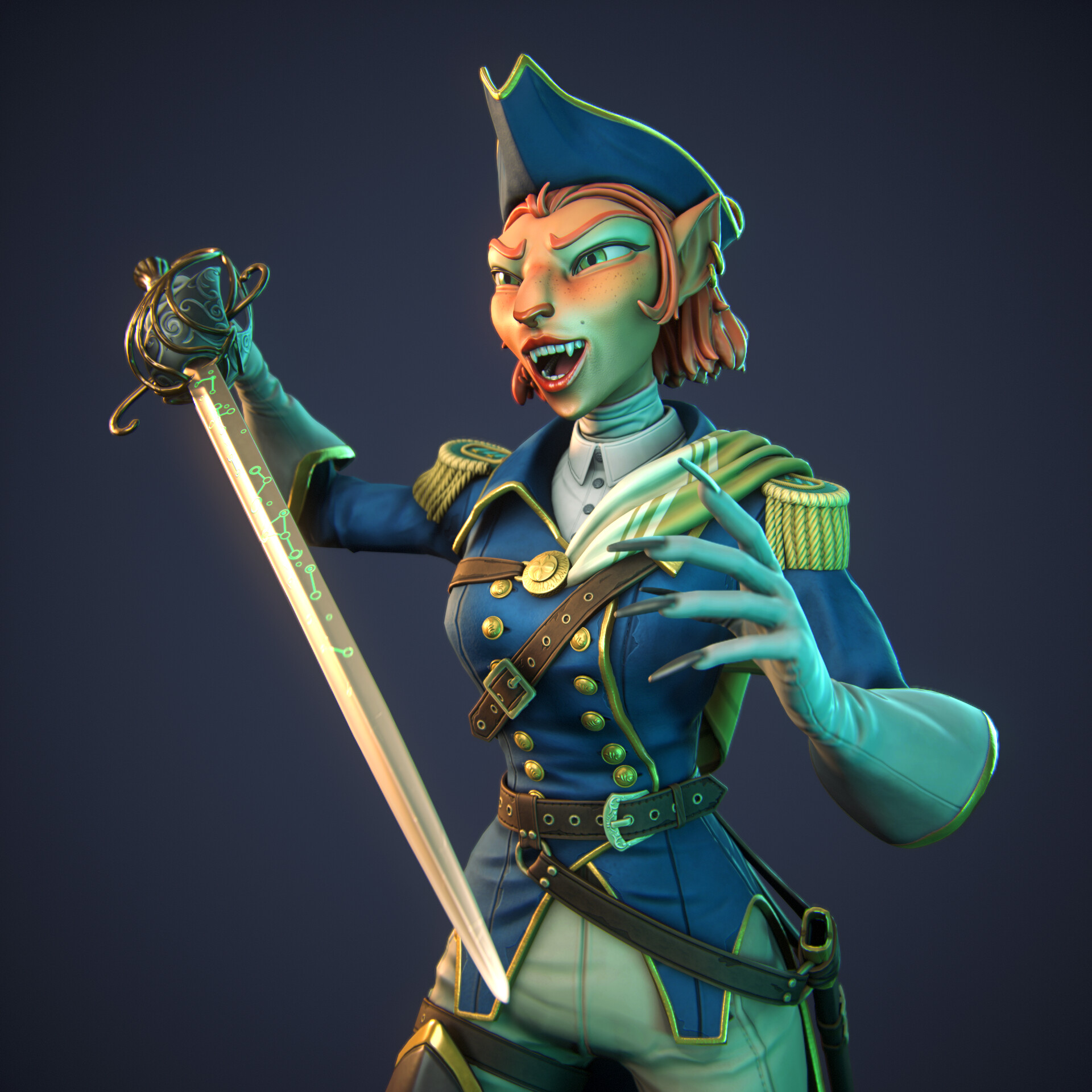 ArtStation - Captain Amelia