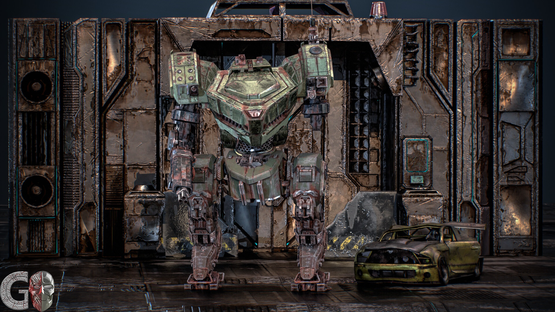 ArtStation - SCI-FI apocalypse robot game ready