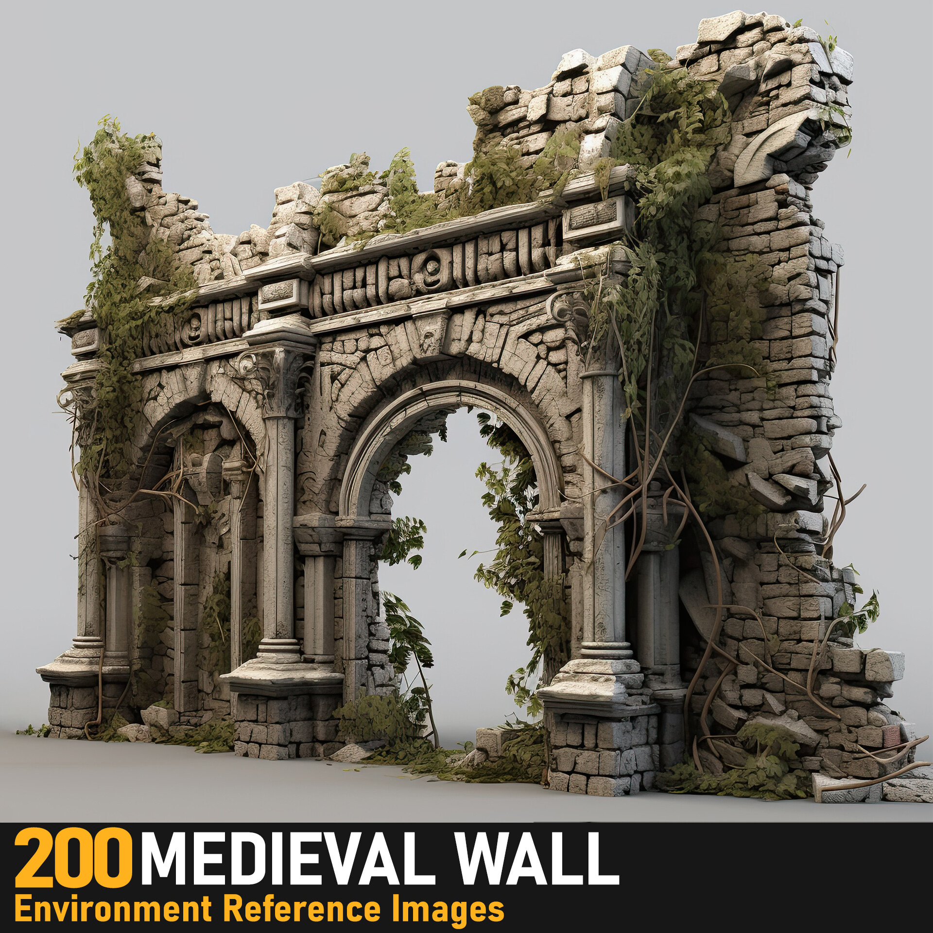 ArtStation - Medieval Walls|4K Reference Images
