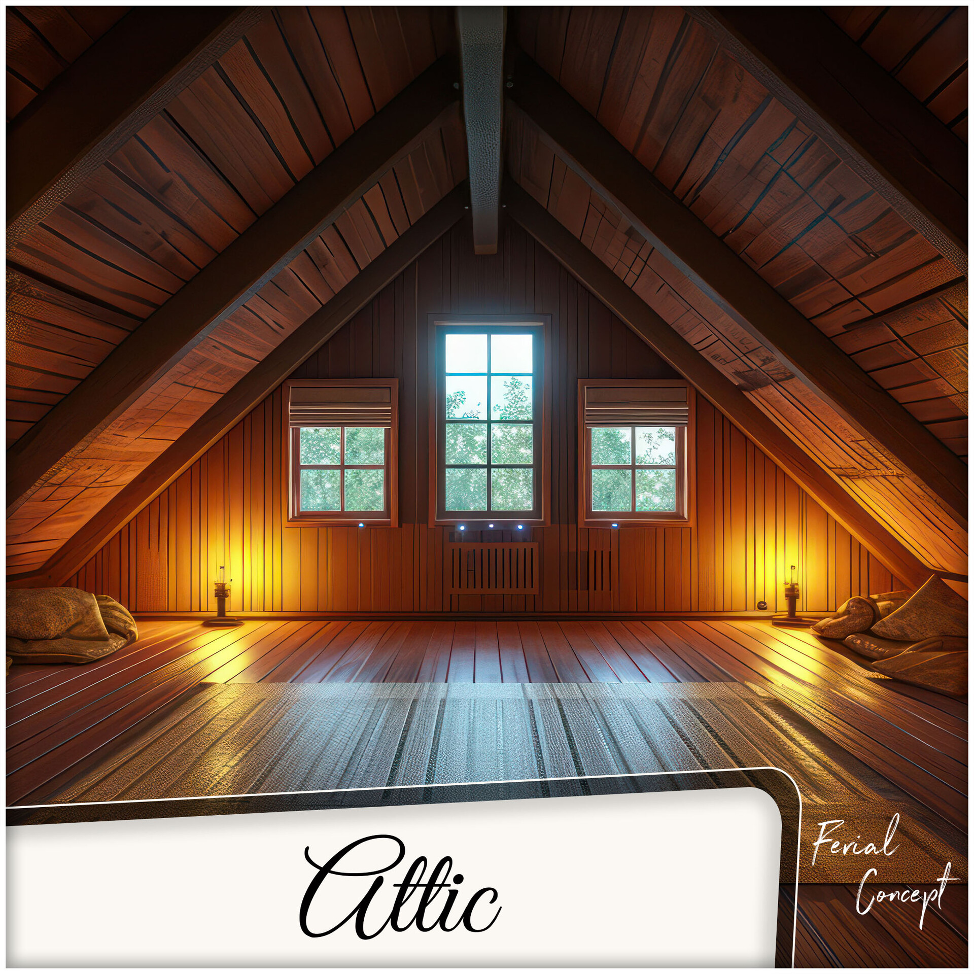 ArtStation - 🔹200 Attic Environment Concept Reference Image Pack v.102 |8K|