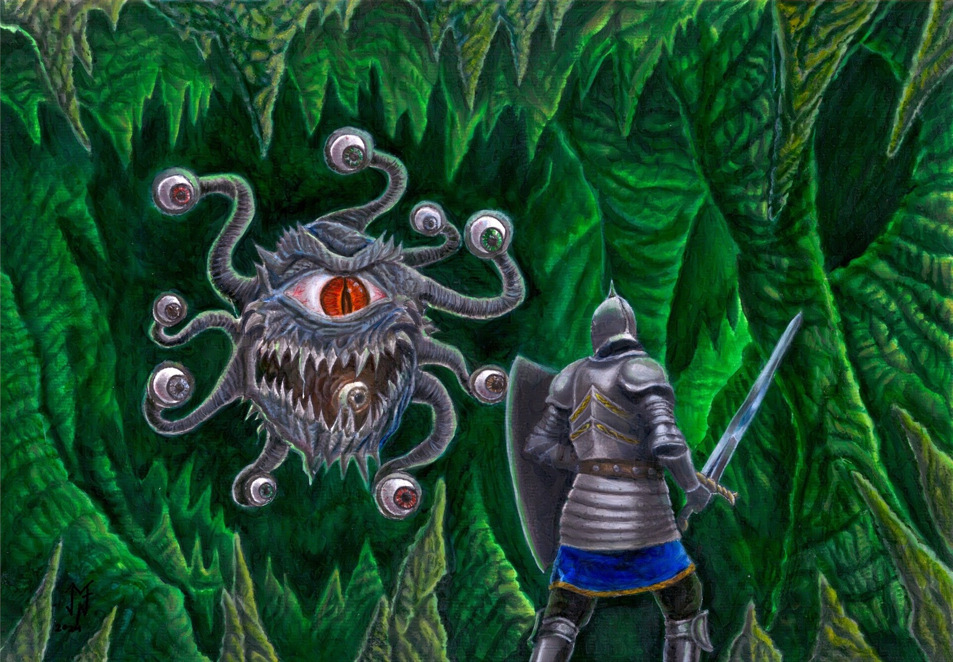 ArtStation - The beholder cave.