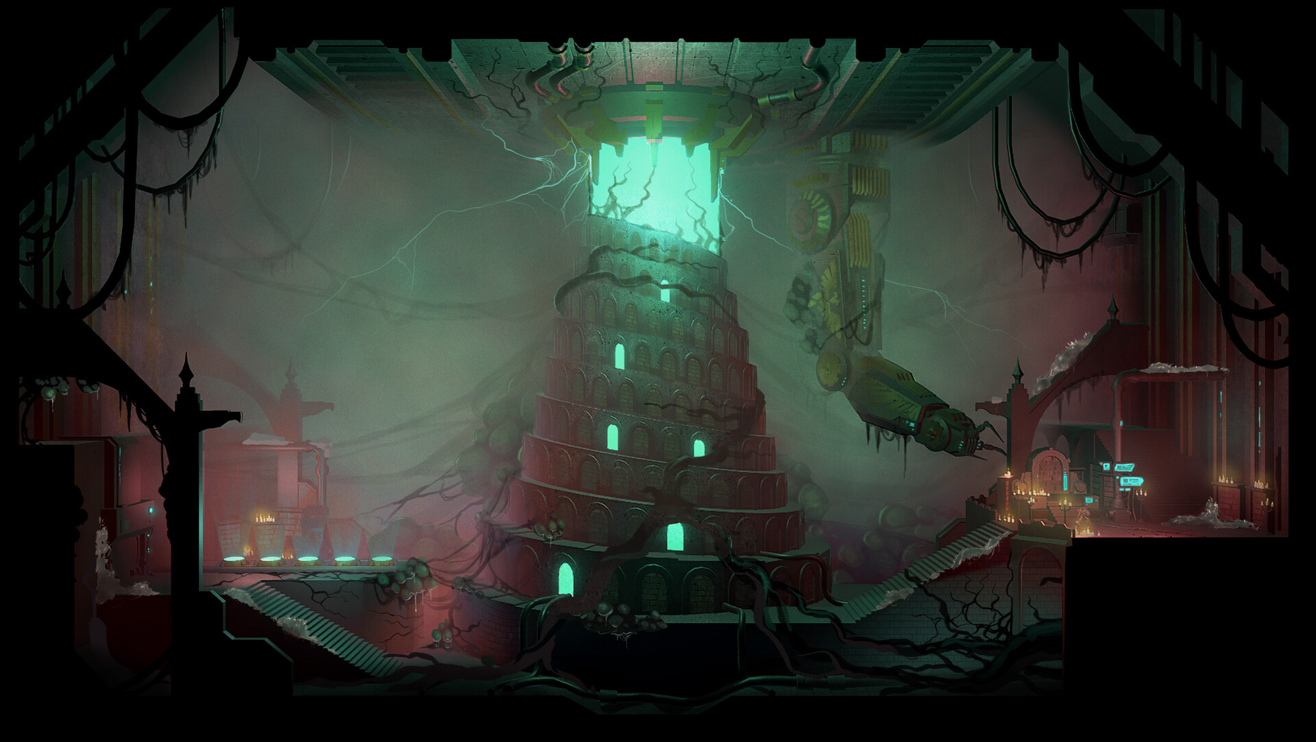 ArtStation - Corrupted 40K Tower