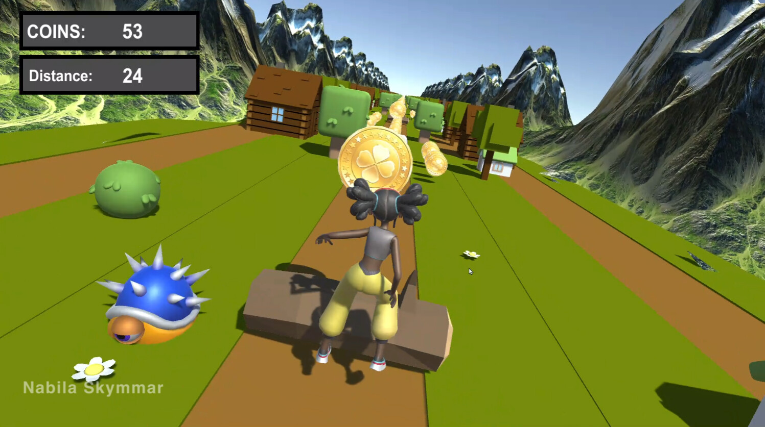 Nabila Skymmar - Town Run Game (Unity)