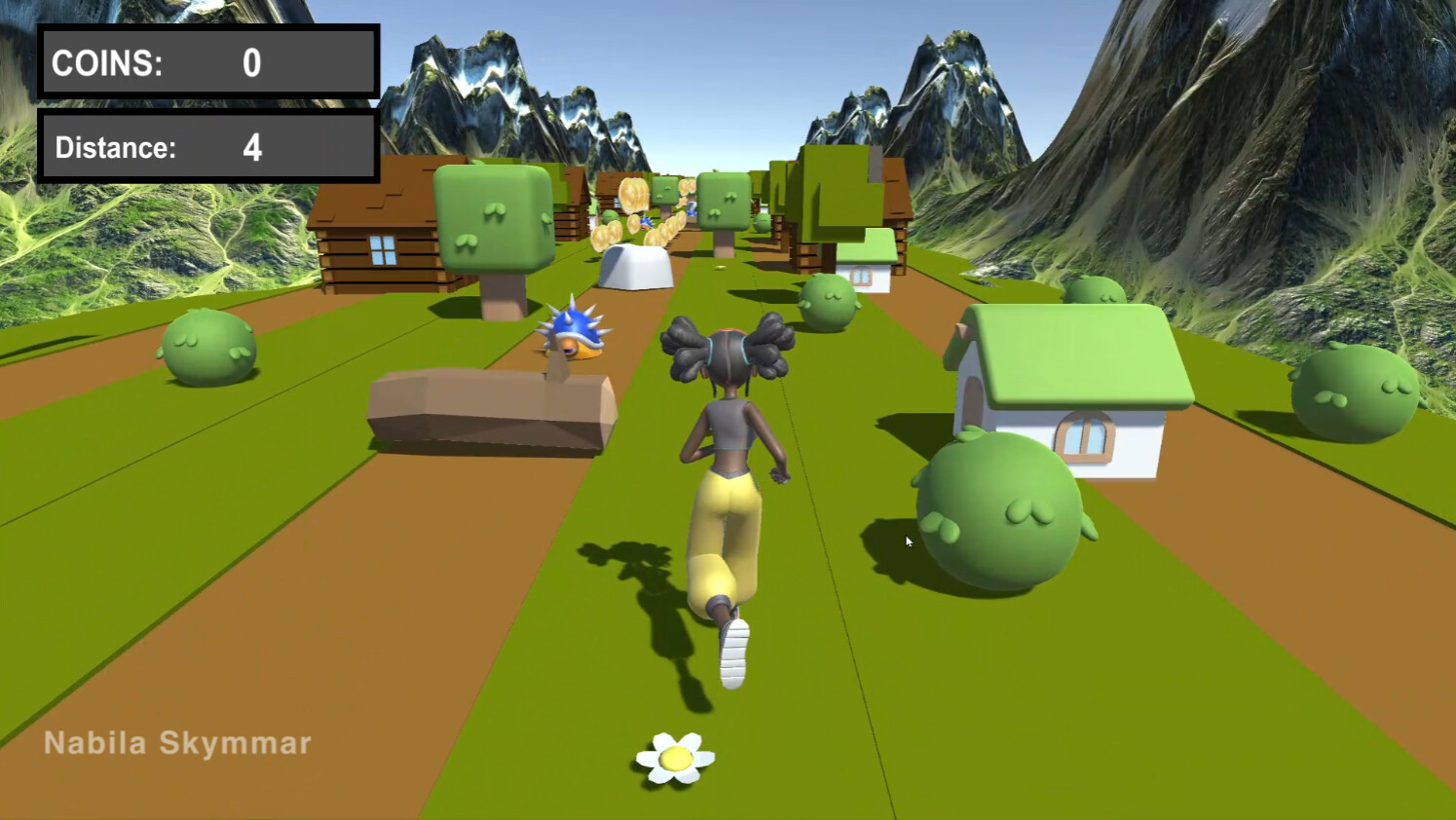 Nabila Skymmar - Town Run Game (Unity)