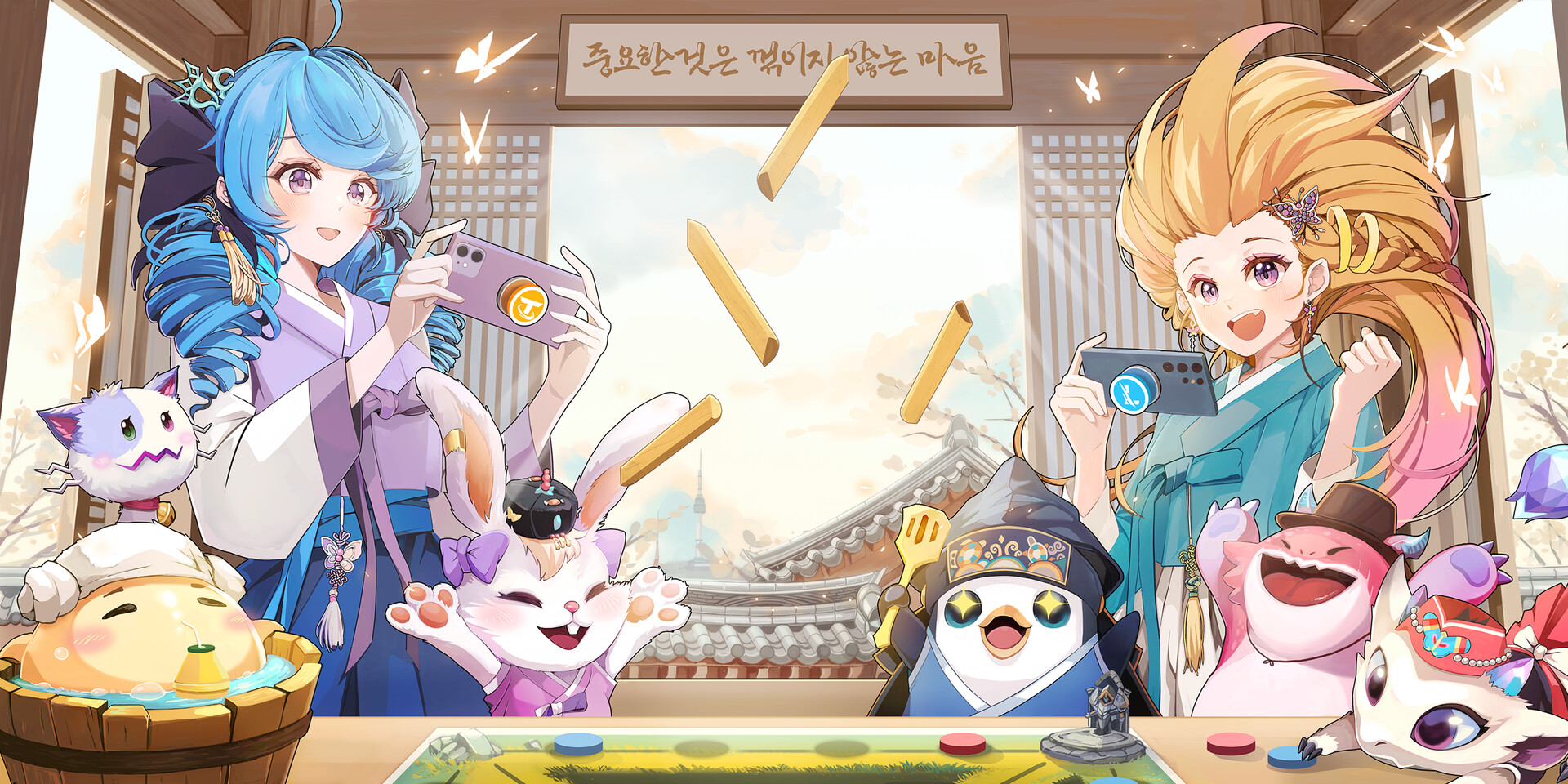 ArtStation - [League of Legends] SNS illustration for Riot games korea