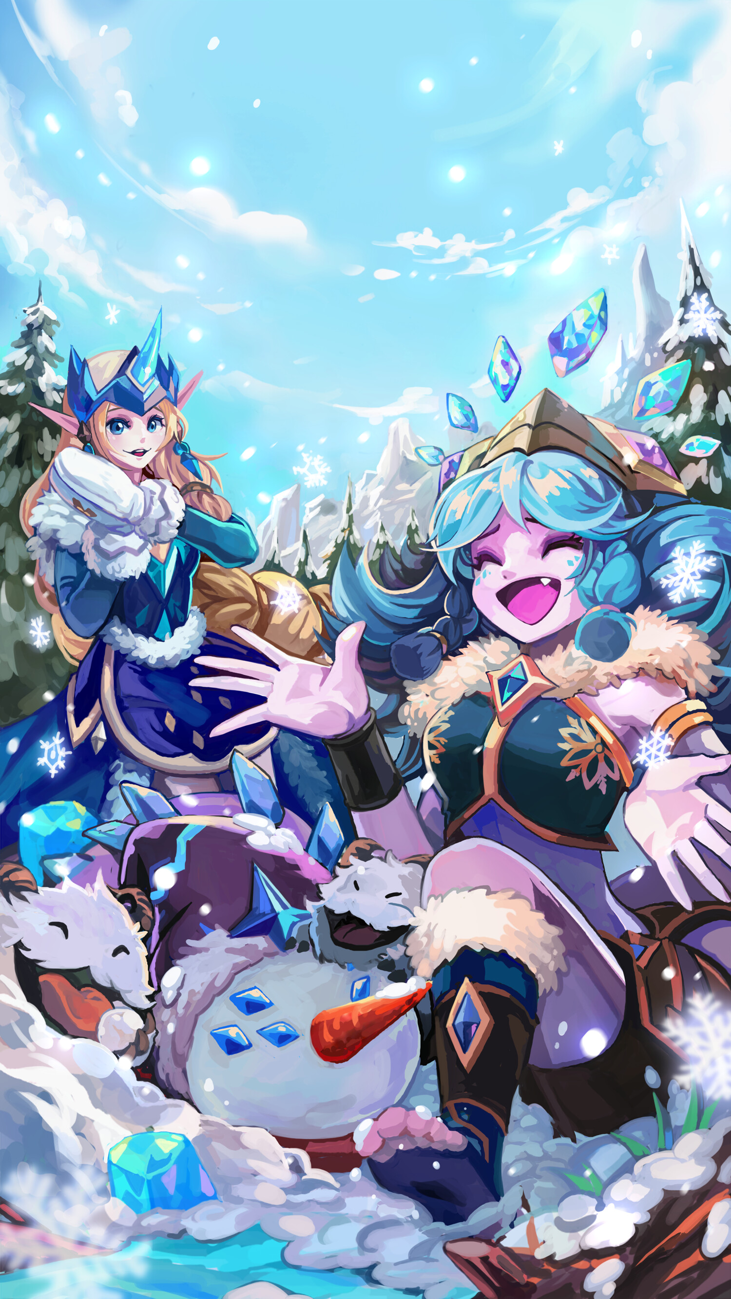 ArtStation - [League of Legends] SNS illustration for Riot games korea