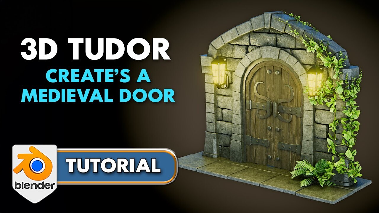 3d Tudor Blender 4 Modelling A Medieval Door With 3d Tudor Tutorial