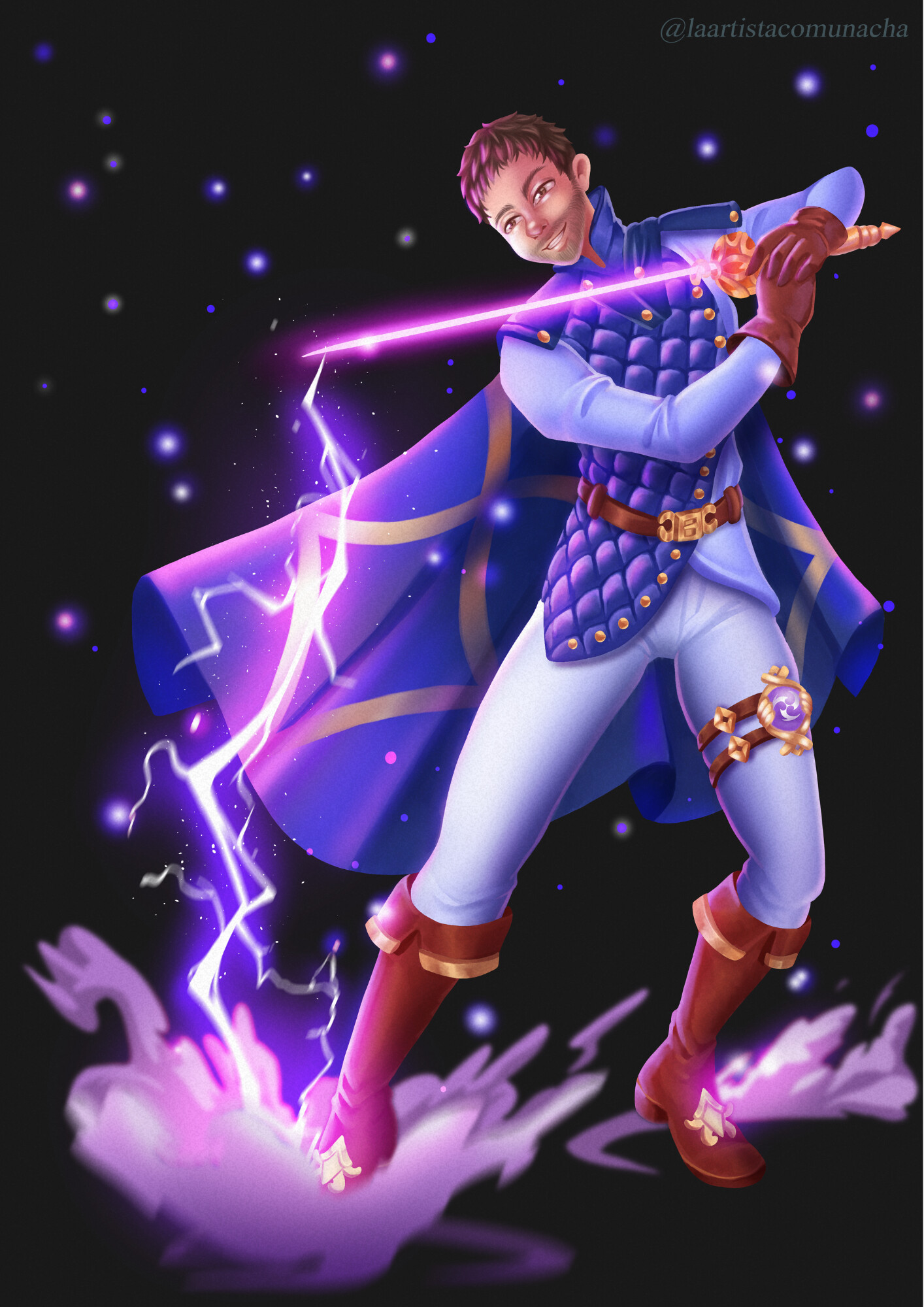 ArtStation - Character electro of genshin impact