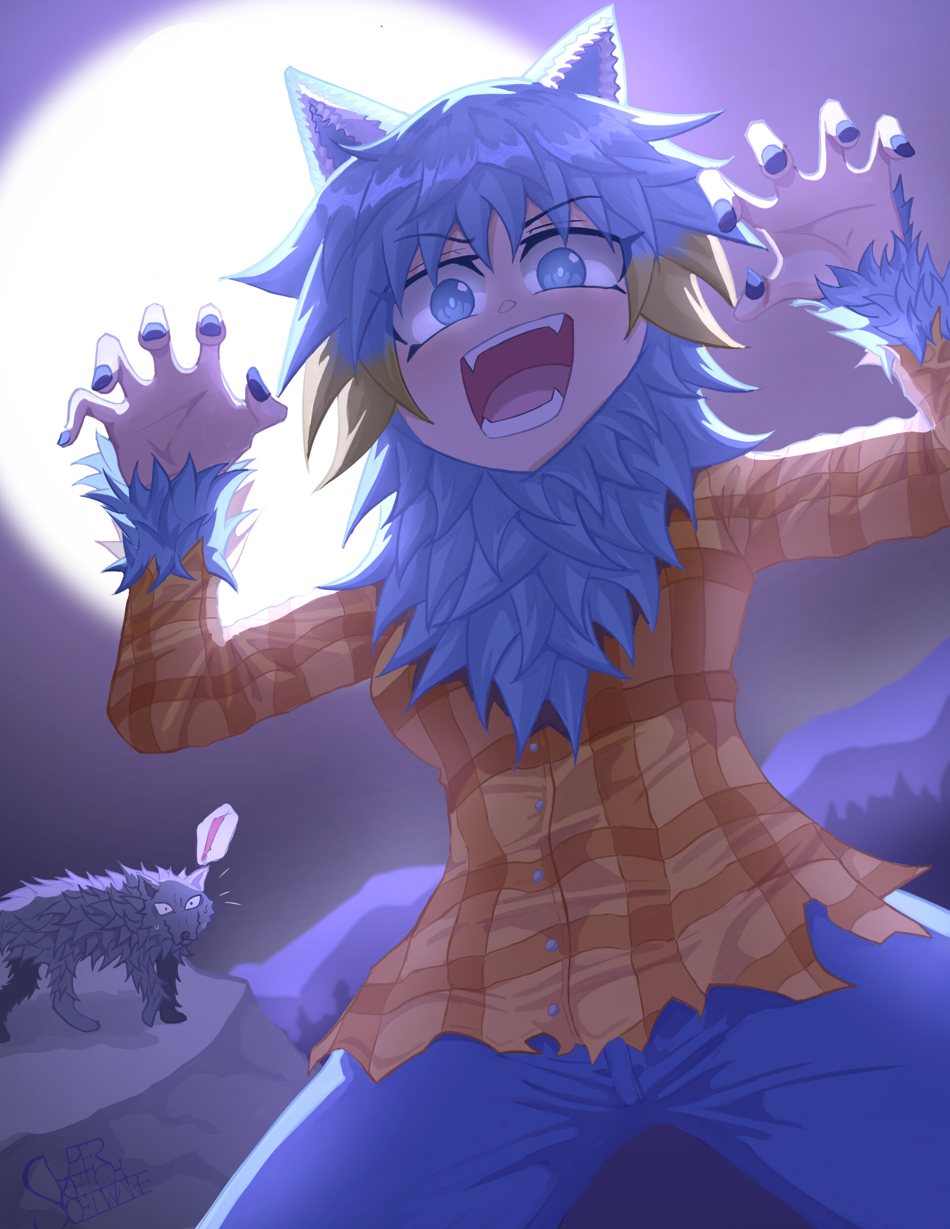 ArtStation - Allicin the Werewolf