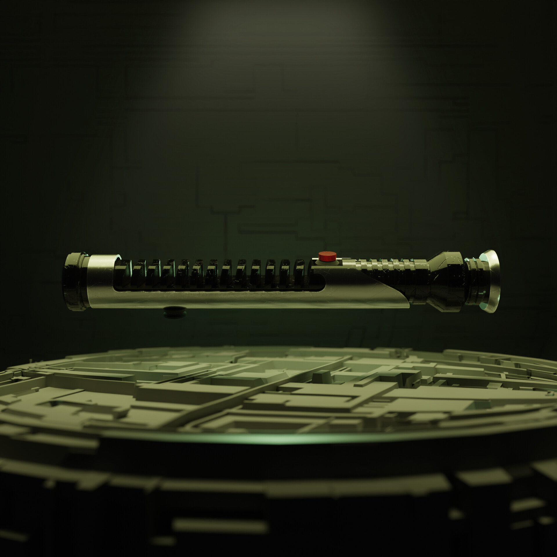 ArtStation - Qui Gon-Jinn's Lightsaber