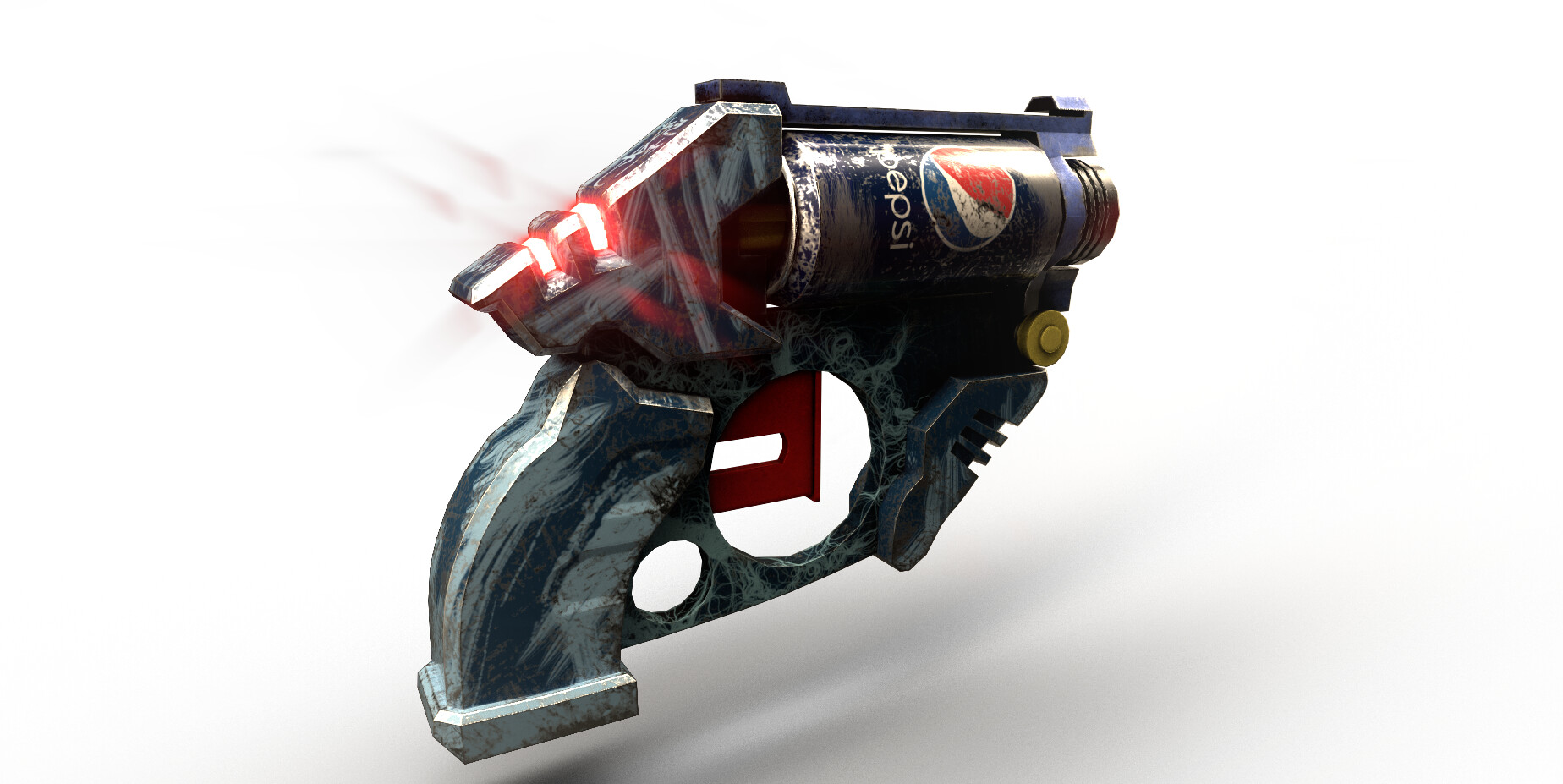 ArtStation - Stylized Pepsi Can Gun. Version Kill Coke
