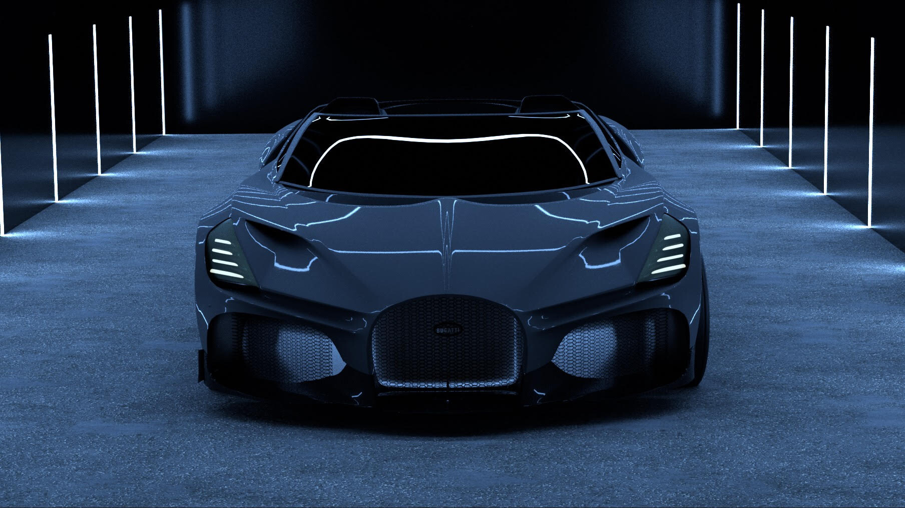 ArtStation - Bugatti Mistral Model