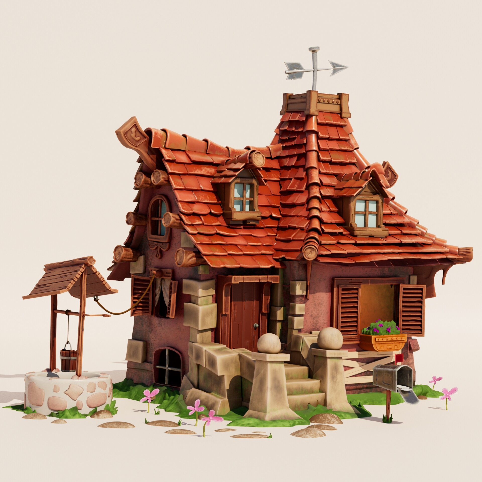 ArtStation - CASA. PROYECTO FINAL CURSO FUNDAMENTOS DE LA PRODUCCION 3D