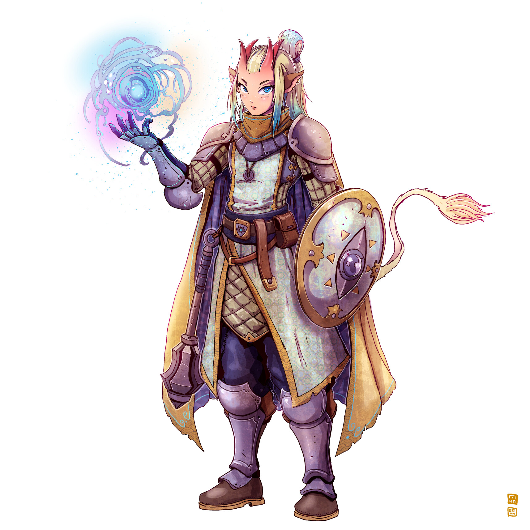 ArtStation - Tiefling Cleric