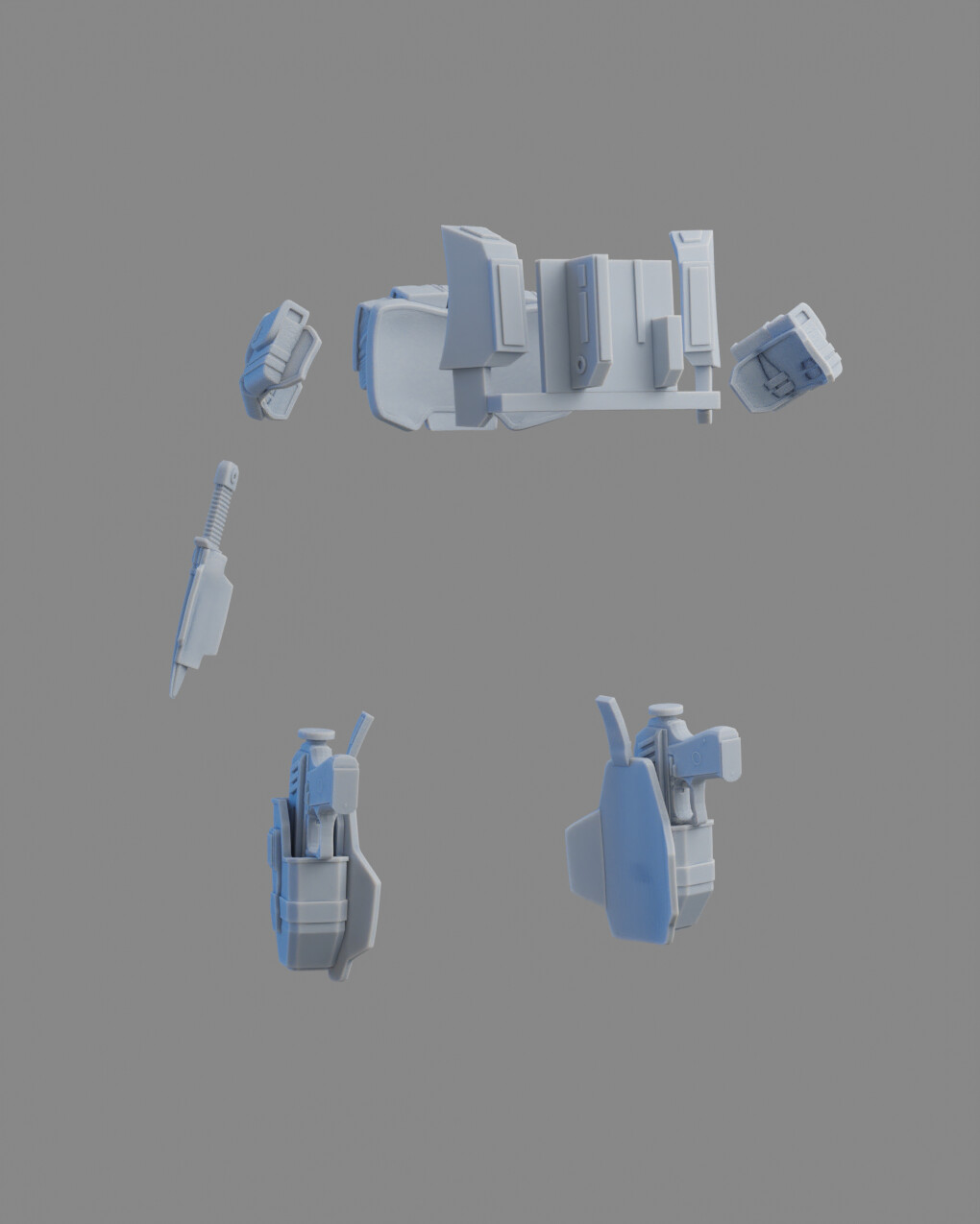 Craig Smith - Clone Trooper Samson accessories 3D models