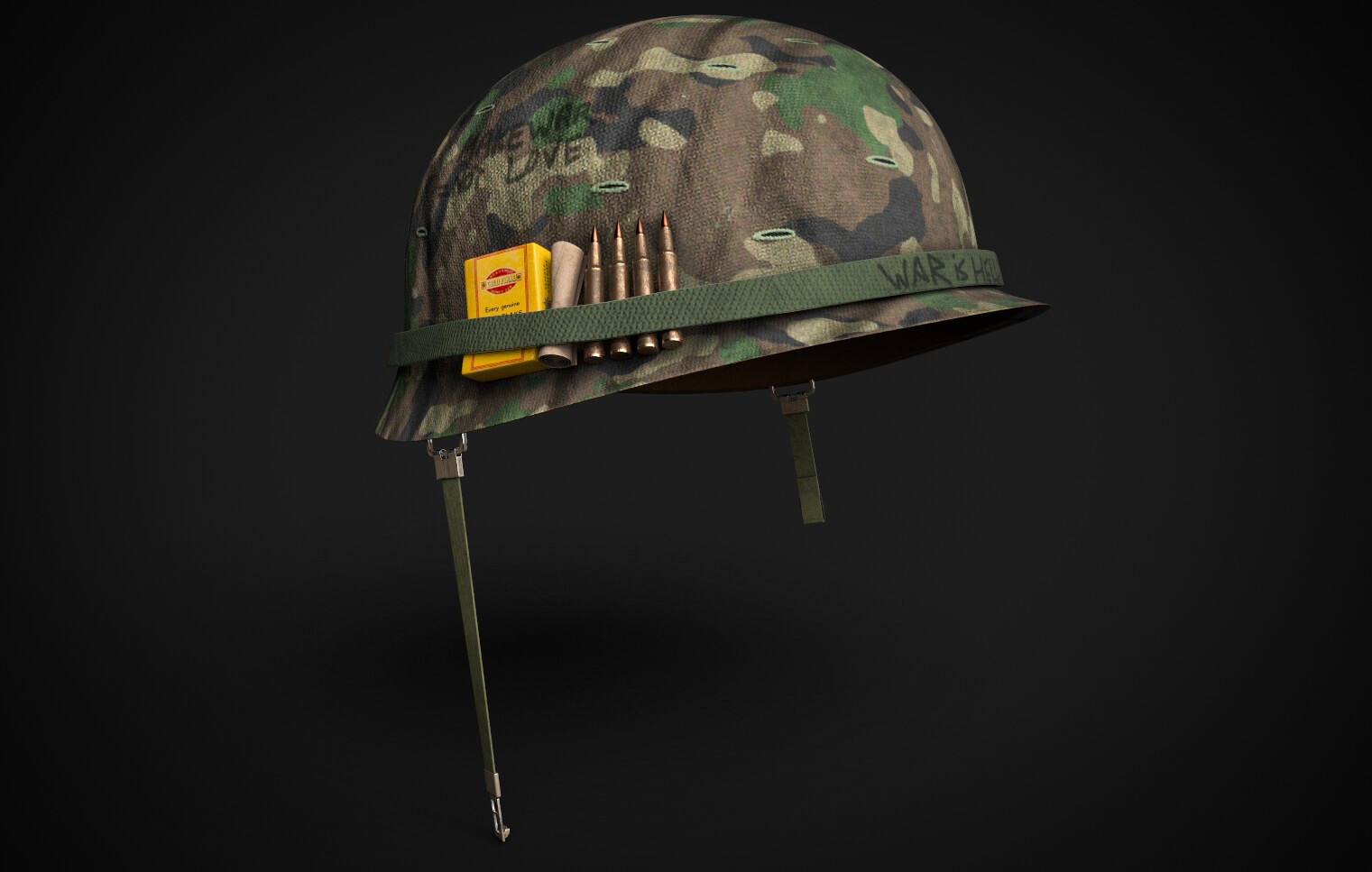 ArtStation - Vietnam War Helmet