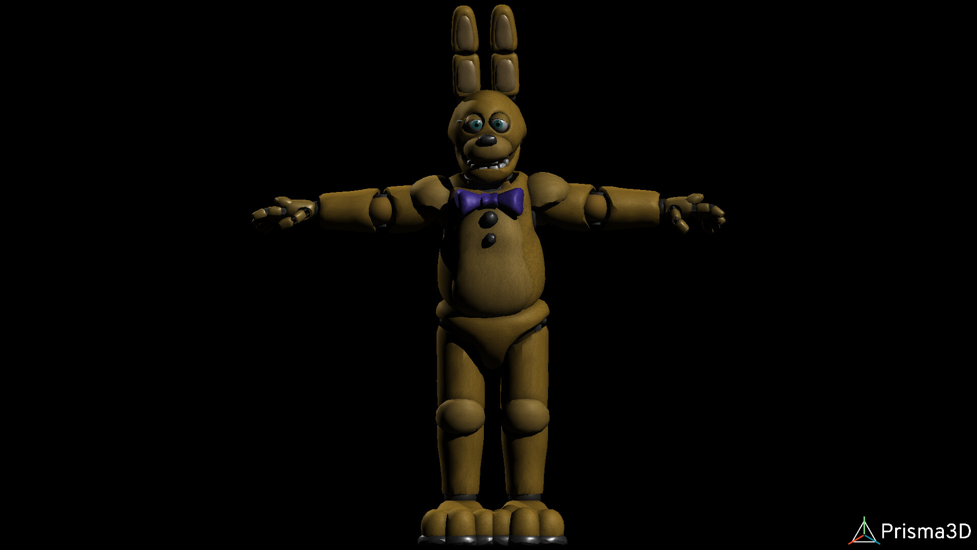 ArtStation - [p3d/nomadsculpt/fnaf] Stylized movie SpringBonnie