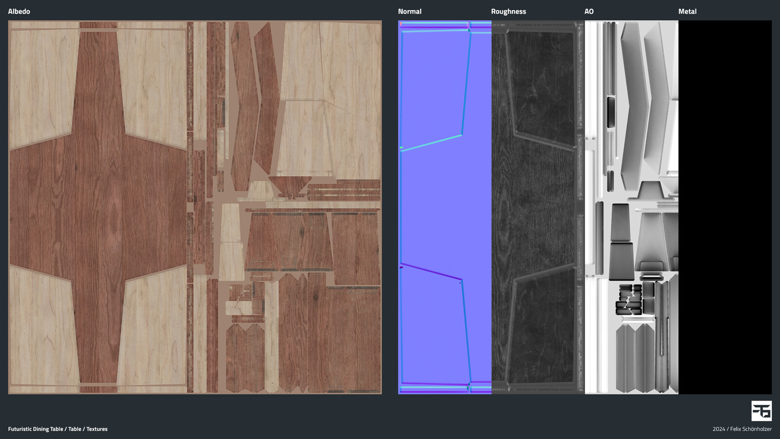 Felix Schönholzer - Futuristic Dining Table