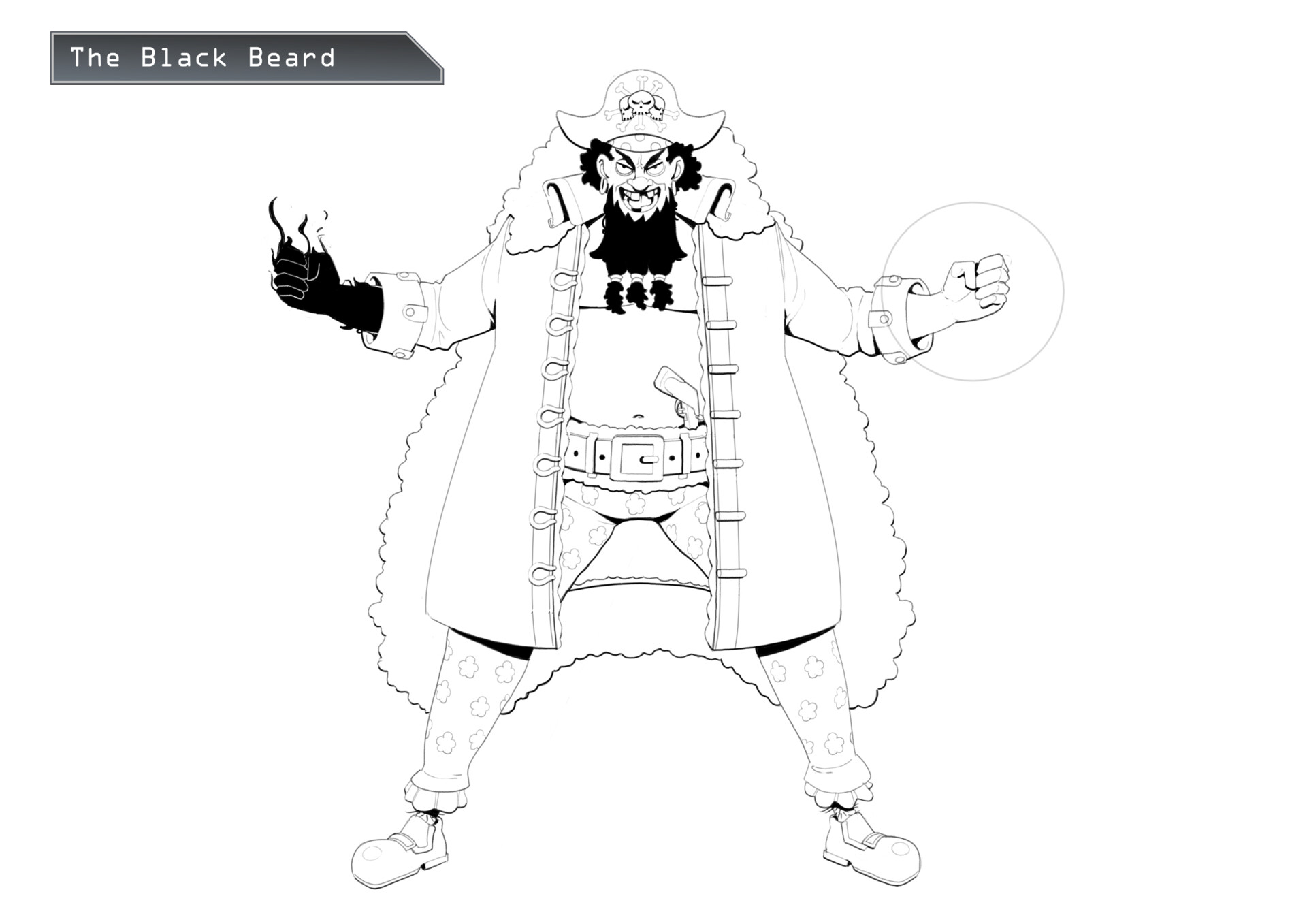 blackbeard coloring pages