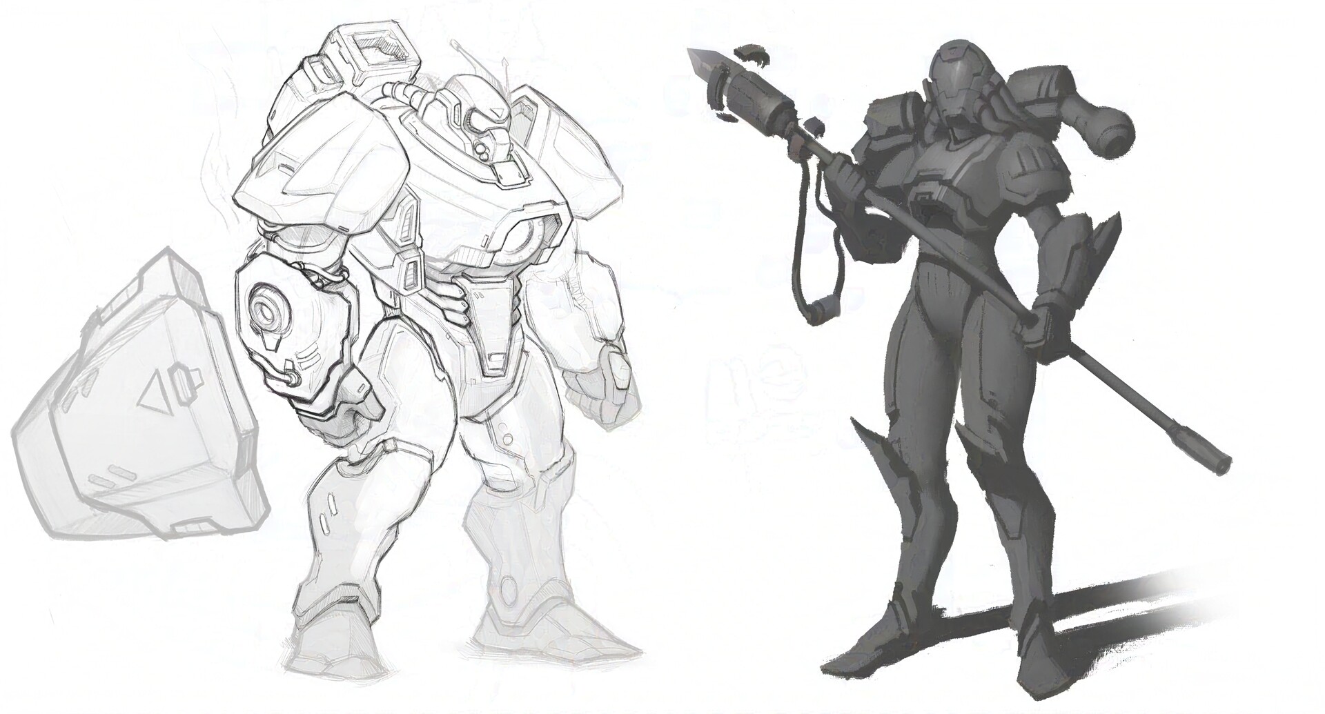 ArtStation - Sci-Fi Character Explorations