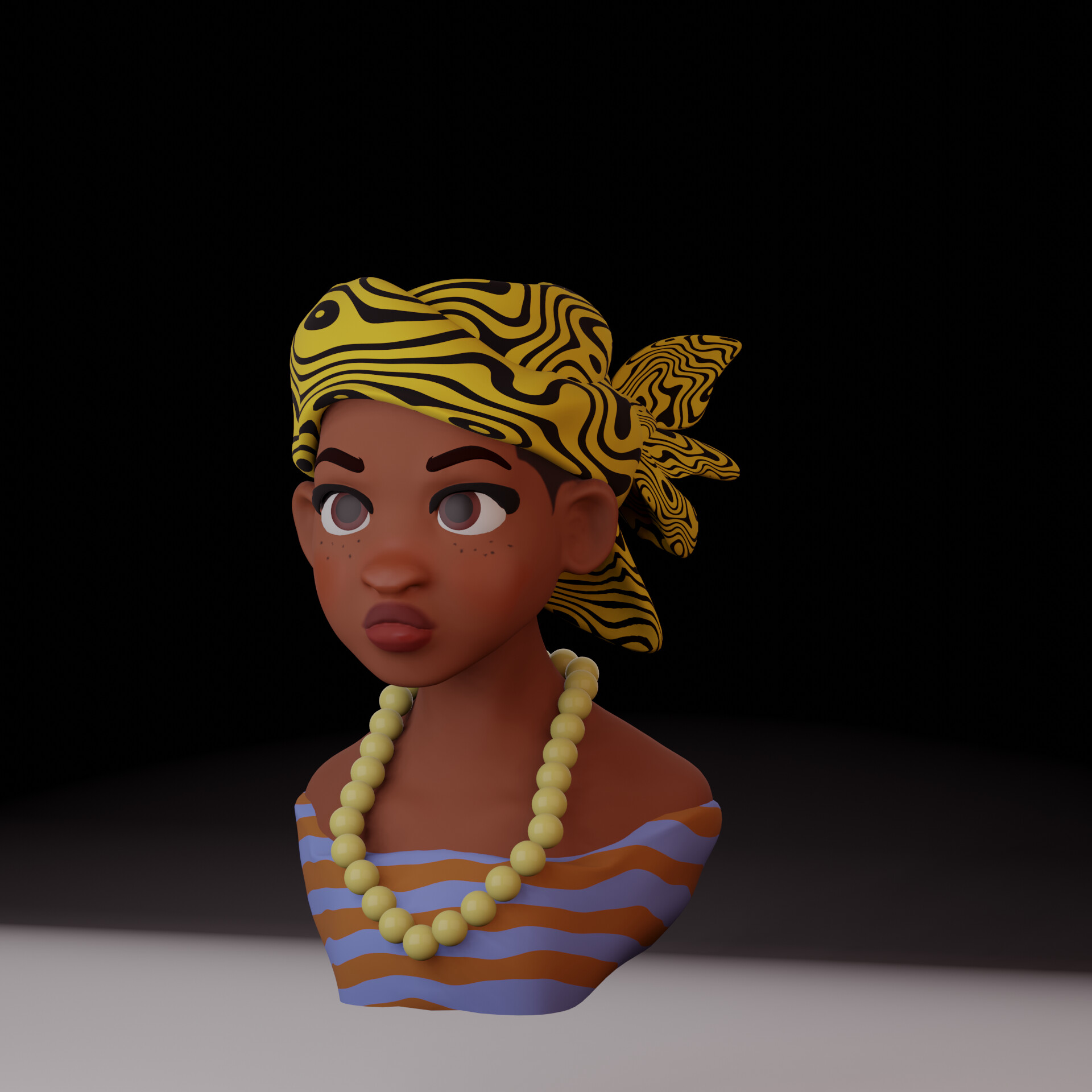 ArtStation - Project 3 Head Sculpt Scene (MI247) Christopher Murray