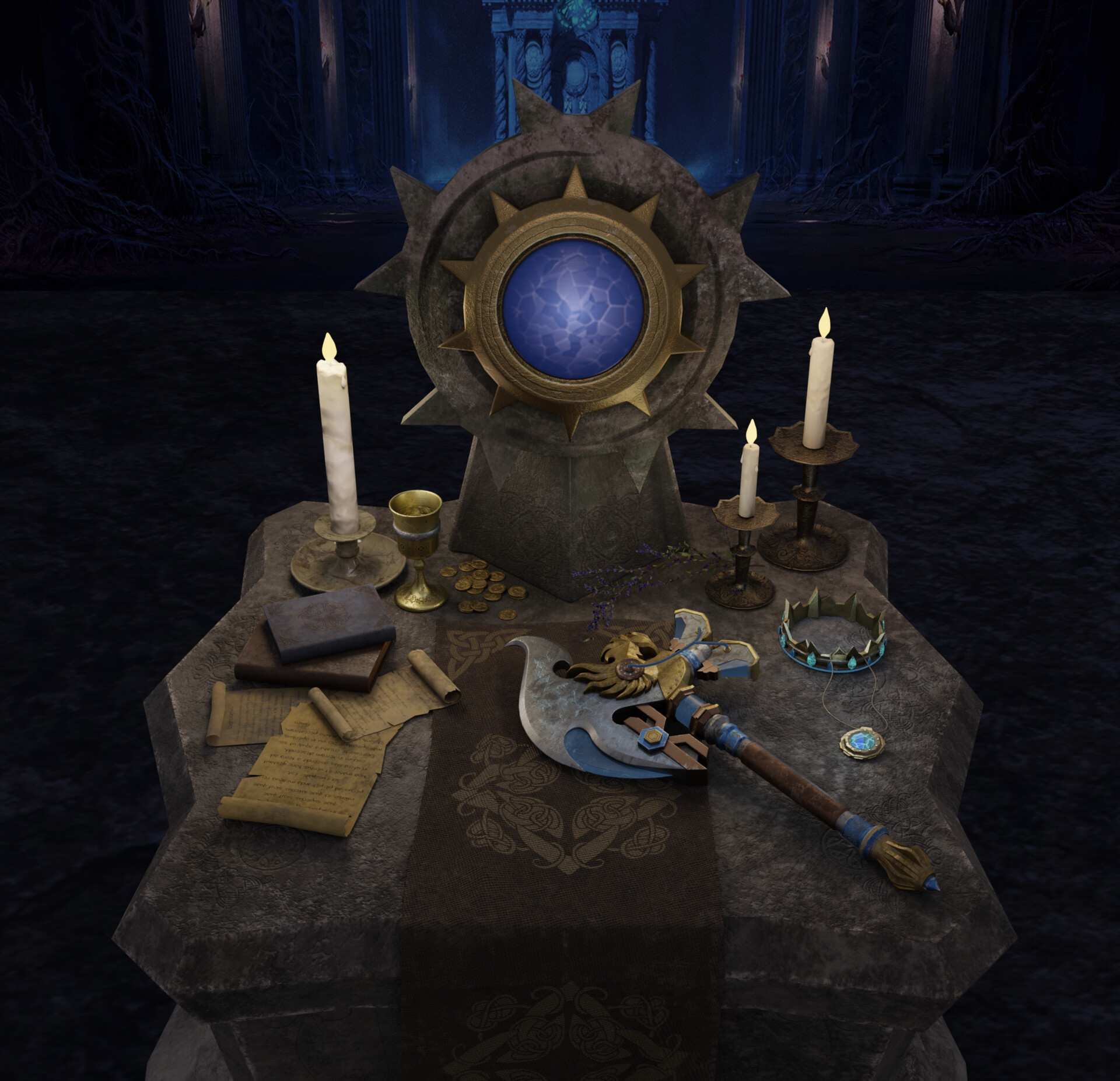 ArtStation - Lightning axe