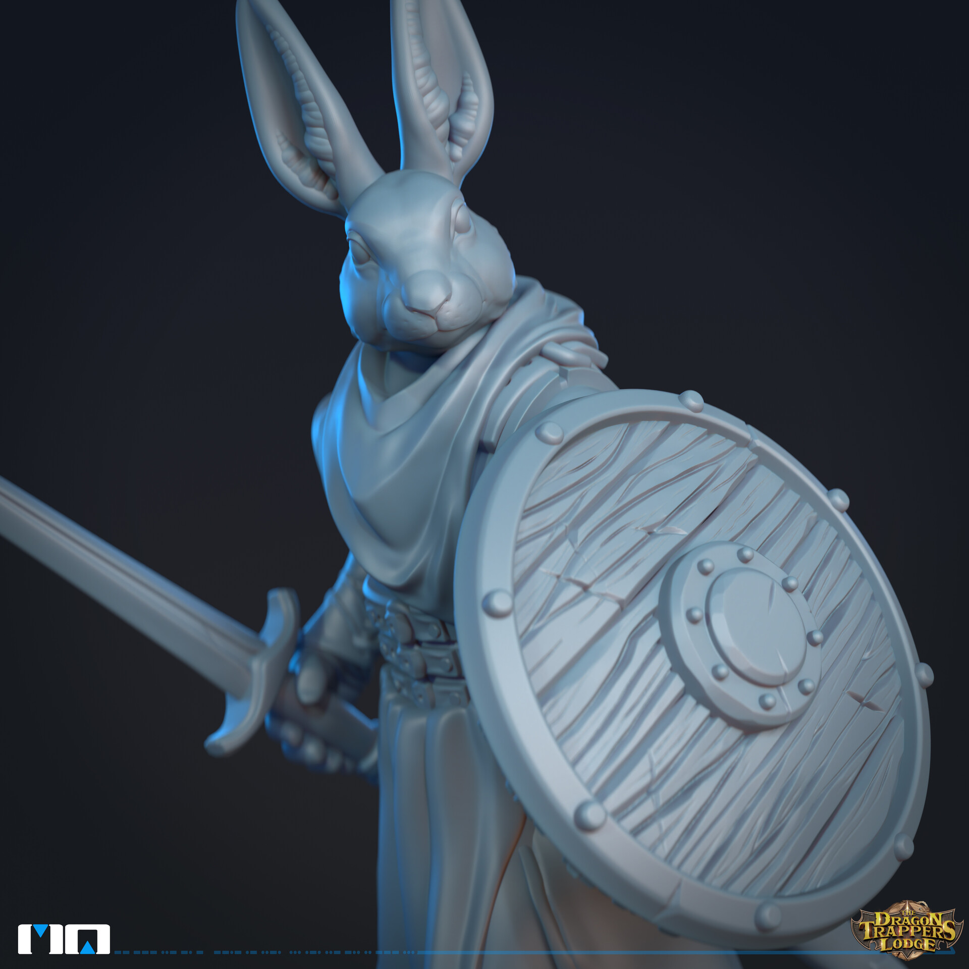 ArtStation - Rabbit-Folk warriors Pose E (Rise of the Farmomancer)
