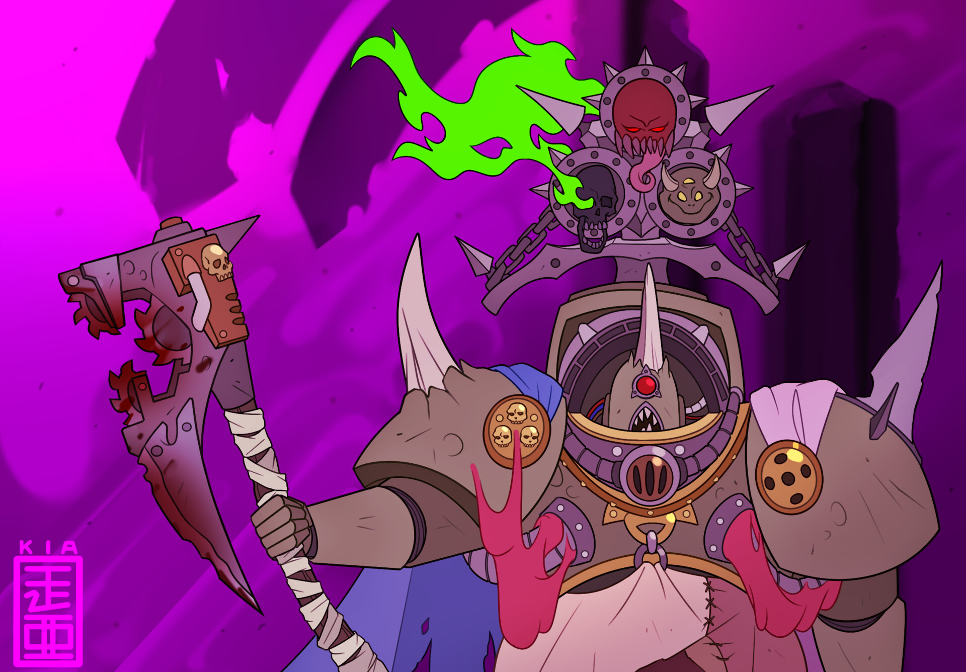 ArtStation - Plague Marine