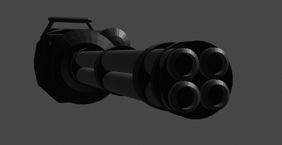 ArtStation - Minigun (FIRST PROJECT)
