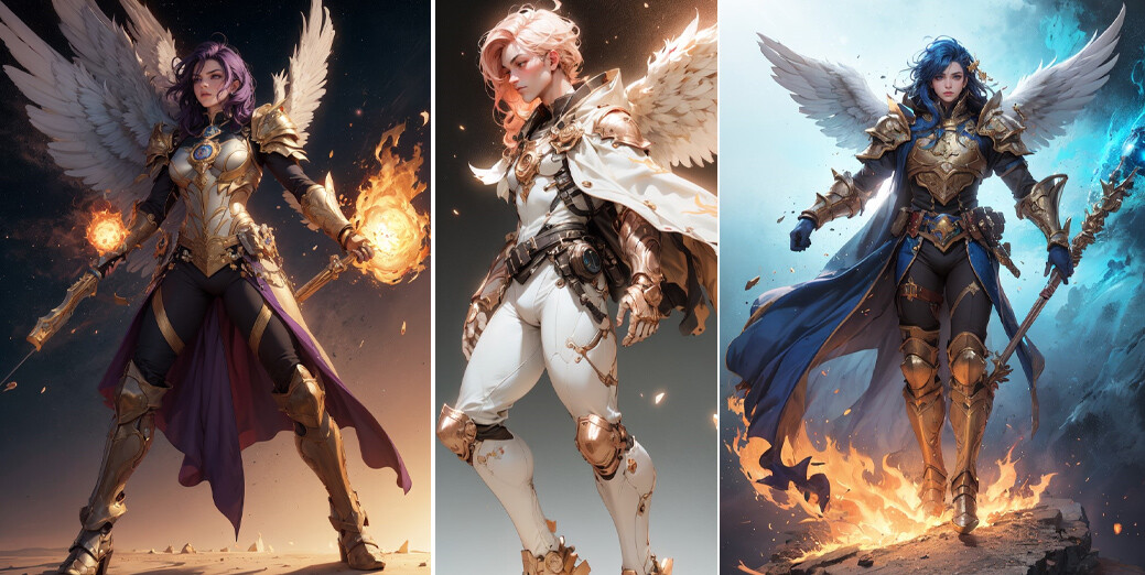 4K Anime Reference Art for Artists and Enthusiasts - 228 Divine Angel ...