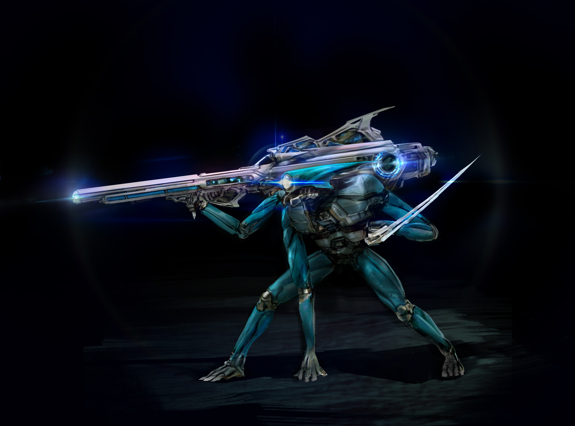 ArtStation - Sci fi combat bot