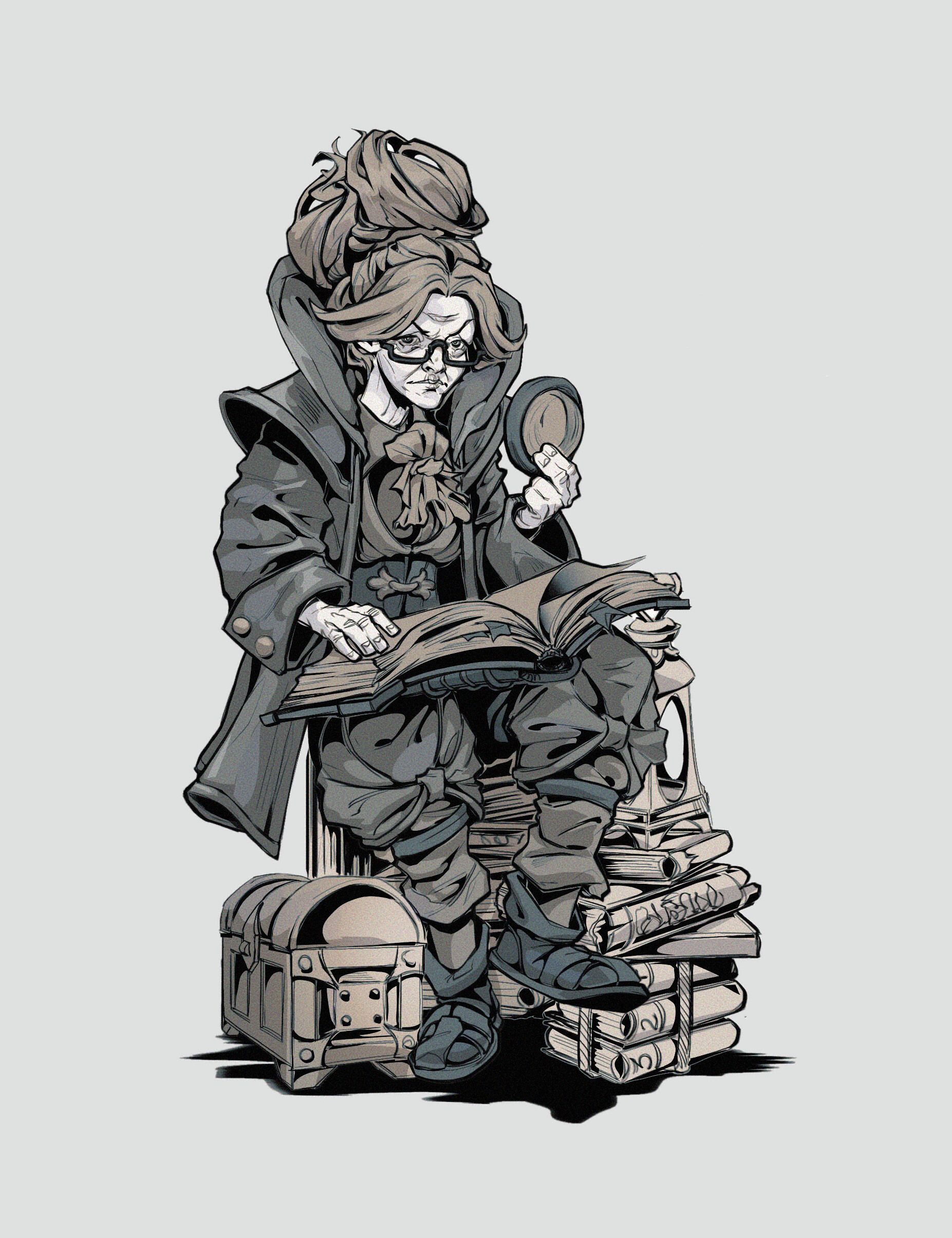 ArtStation - Professor (for Great Grimouire)