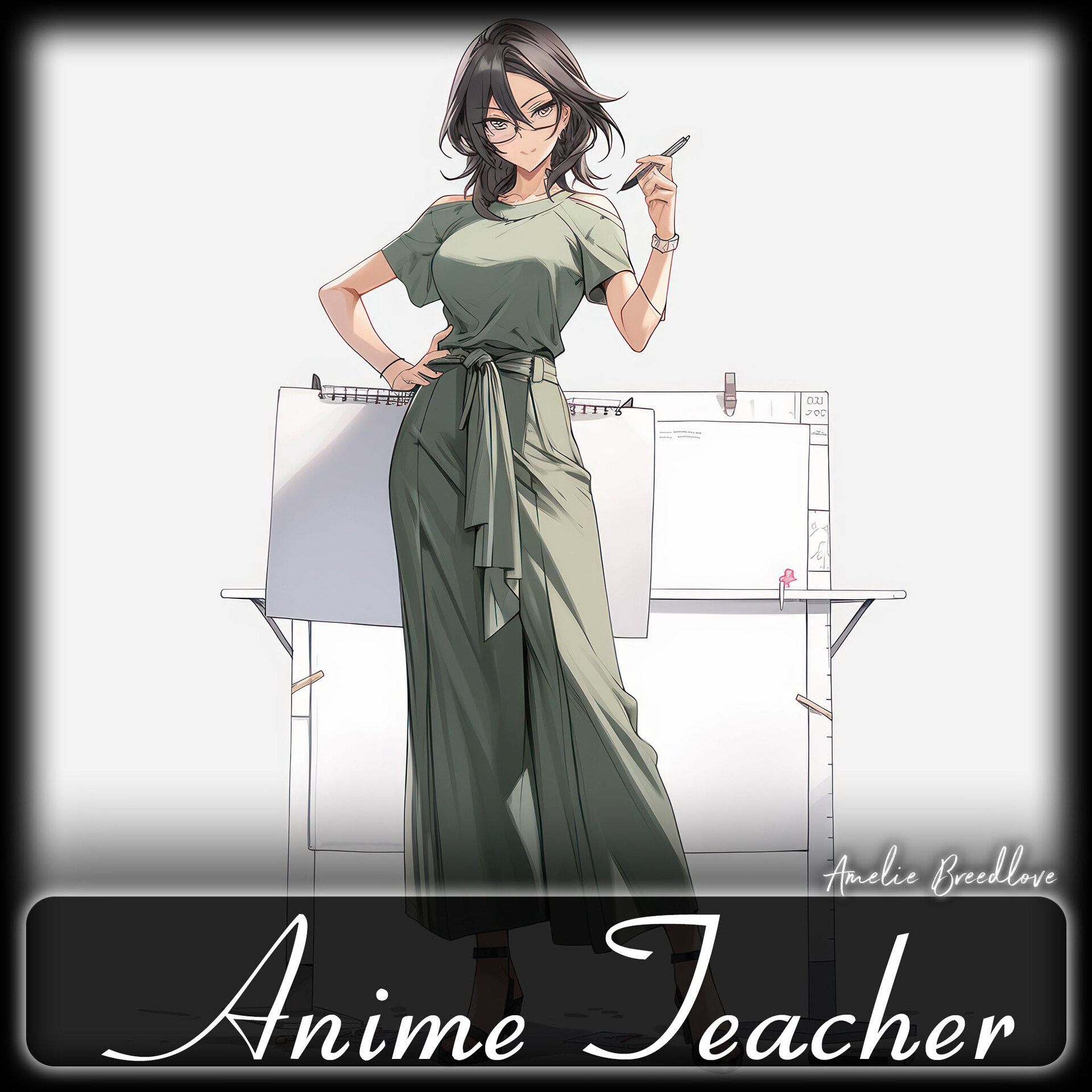 ArtStation - 200 Anime Teacher (Full Body) Reference Pack | 4K | v.14