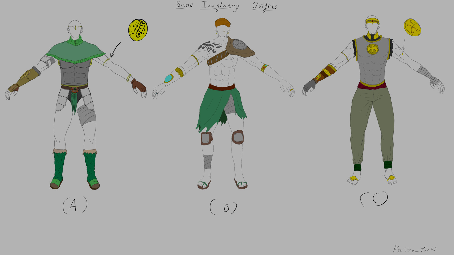 ArtStation - some imaginary outfit idea