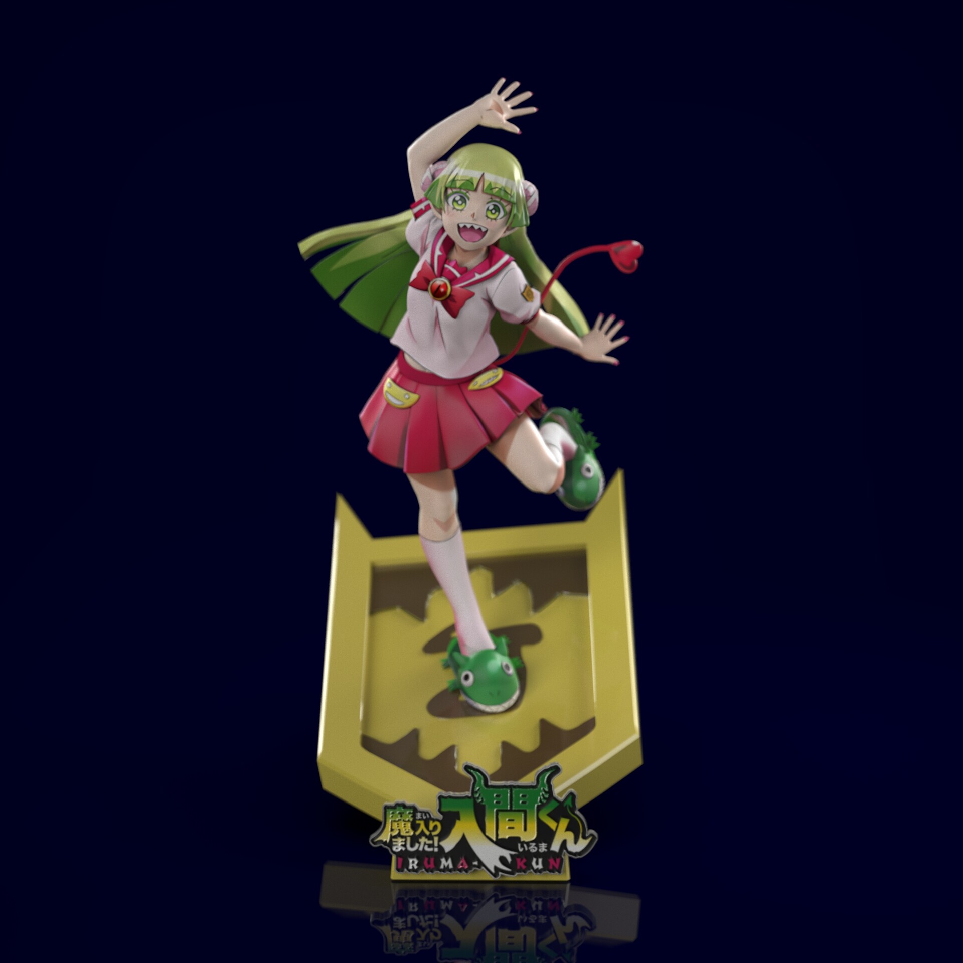 ArtStation - Clara Valac - fan art (Mairimashita! Iruma-kun) WIP