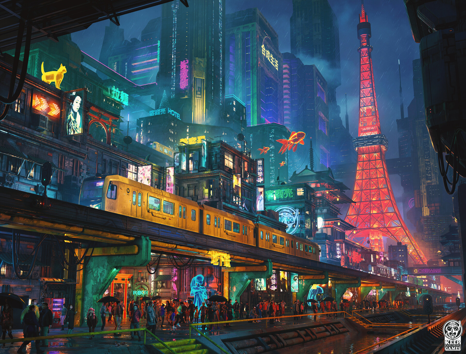 ArtStation - Travelers: Tokyo