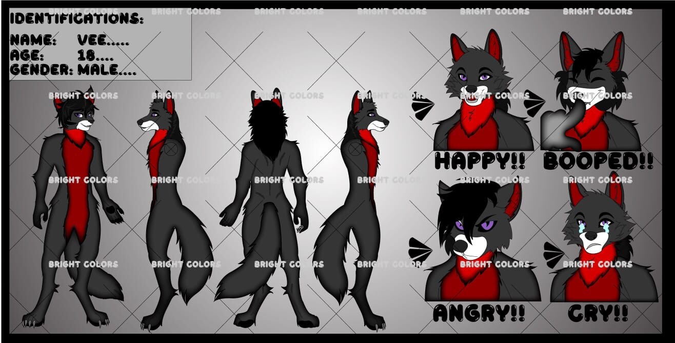 ArtStation - Wolf Ref sheet :3